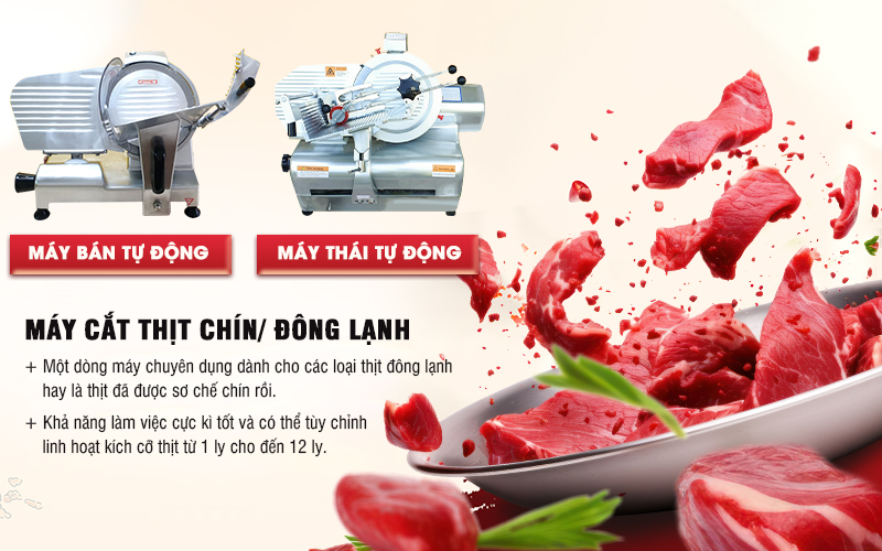Top 10+ Máy Thái Thịt Gia Đình - Công Nghiệp Giá Tốt