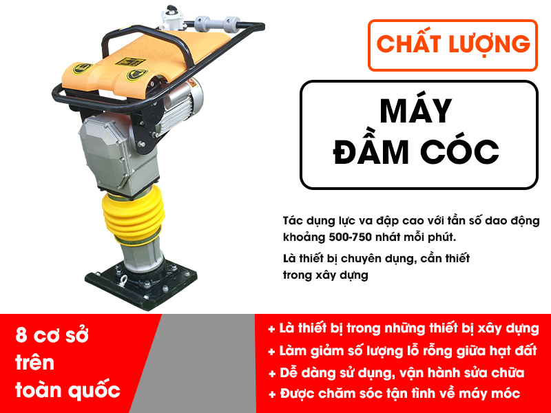 Máy Đầm Cóc Giá Rẻ, Chính Hãng